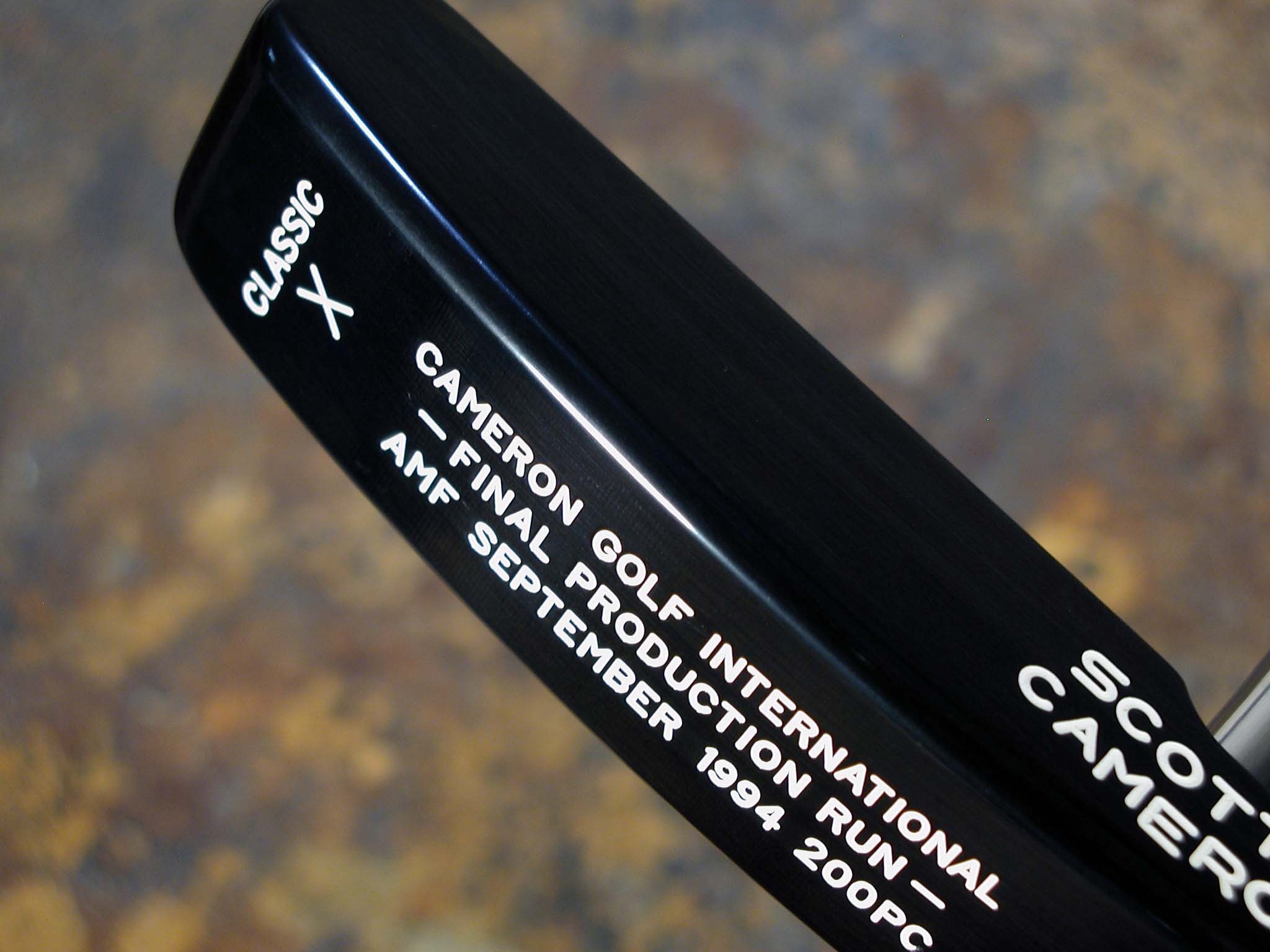 Putter Details - Scotty Cameron