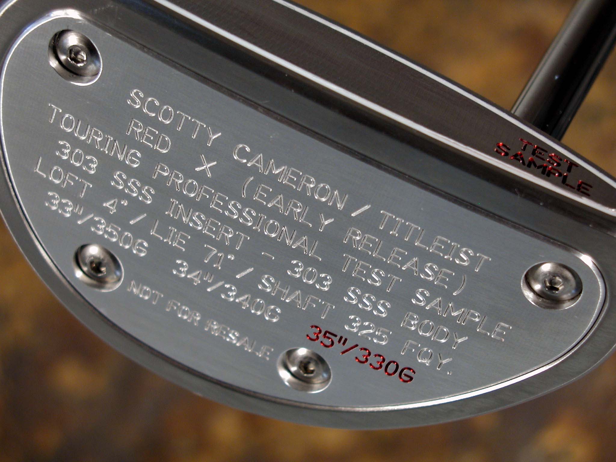 Putter Details - Scotty Cameron